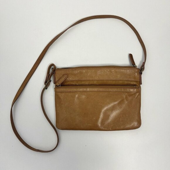 margot | Bags | Margot New York Vintage Crossbody Brown Leather Multi ...